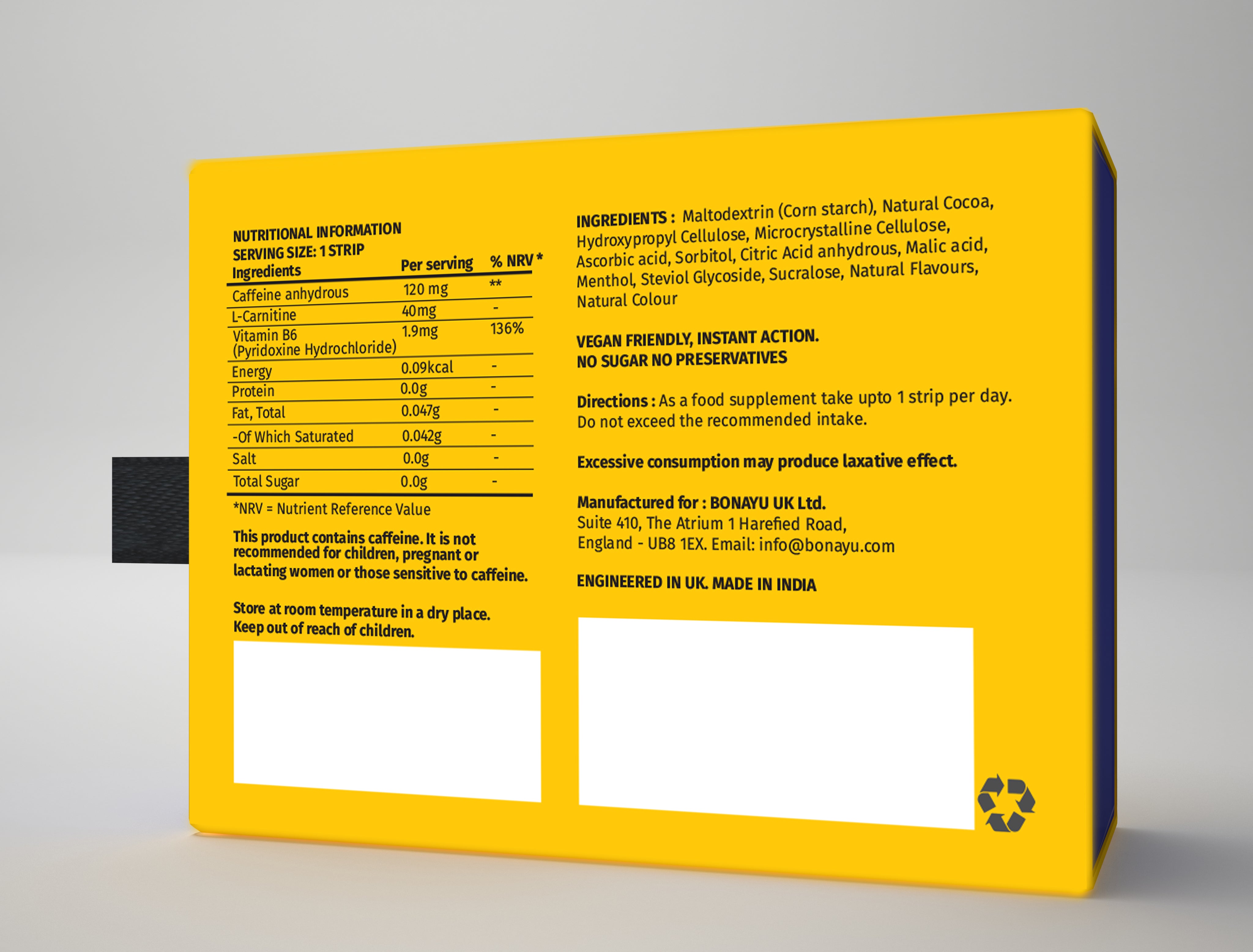 Buy Caffeine Energy Strips In UK | Vitamins To Help With Tiredness ...